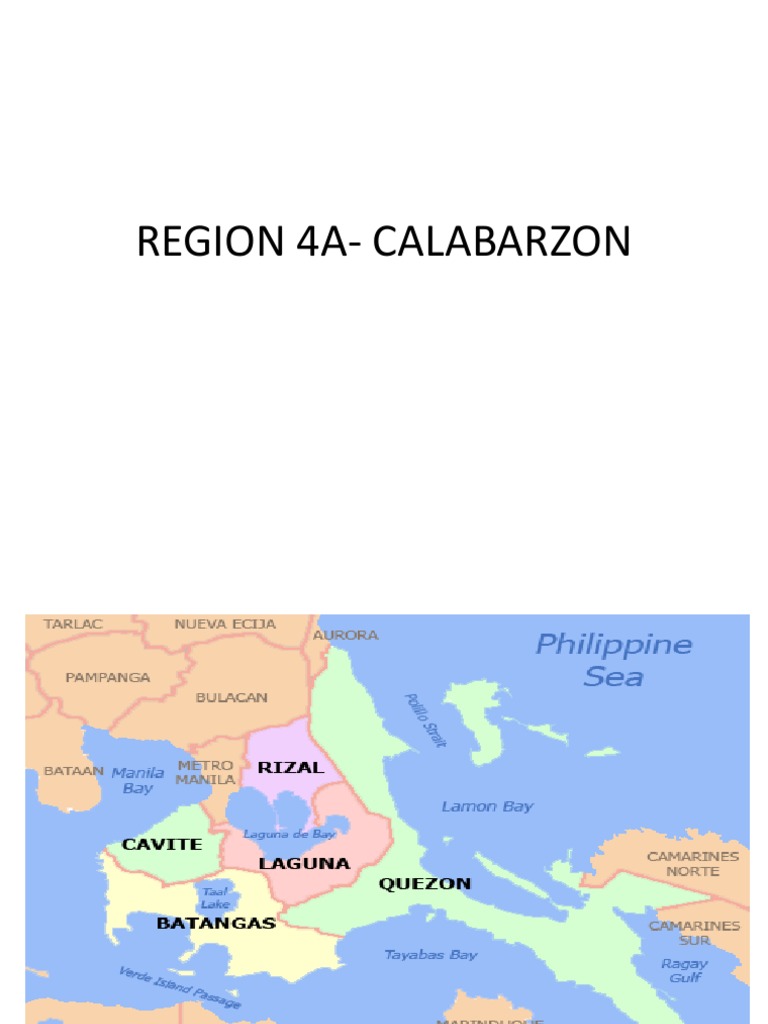 Region 4a - Calabarzon | PDF | Southeast Asia | Philippines