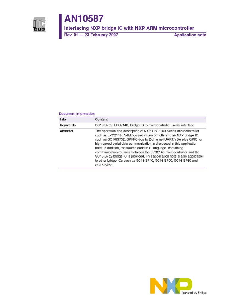 An10587 PDF | PDF | Microcontroller | Electronic Engineering An10587 PDF | PDF | Microcontroller | Electronic Engineering
