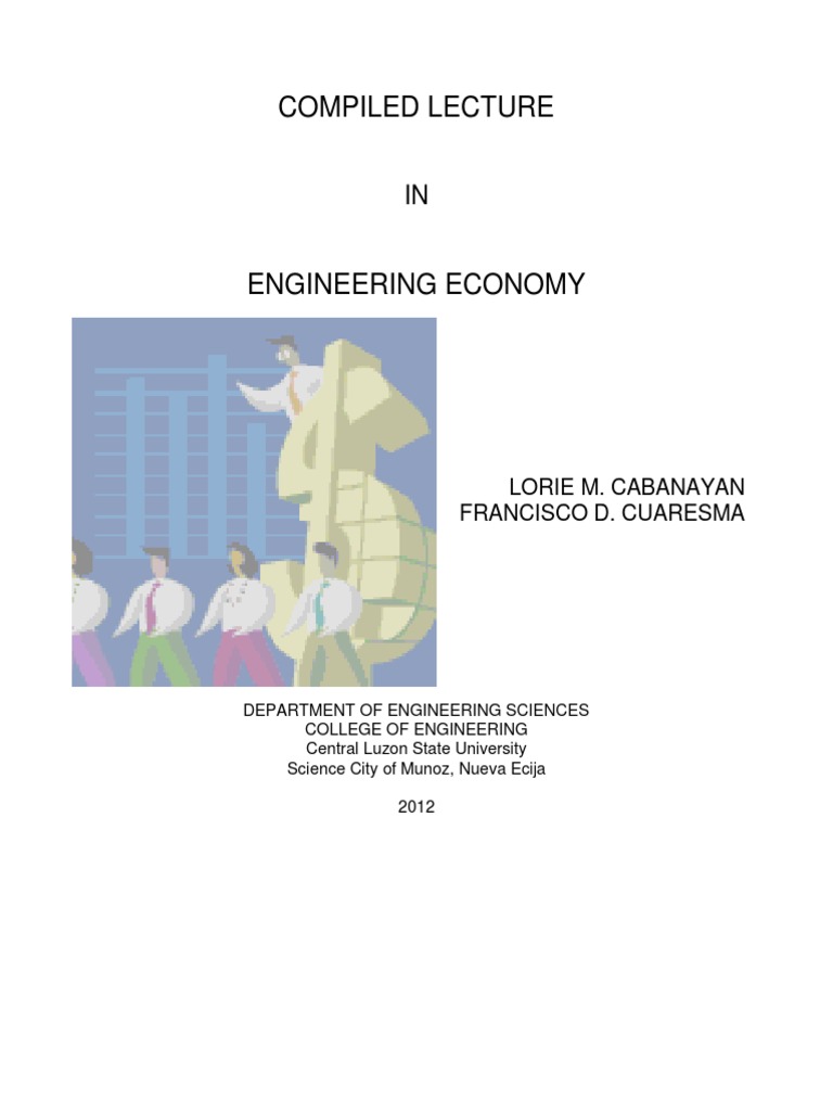 Compiled Lecture in Engineering Economy PDF | PDF | Supply And Demand ...