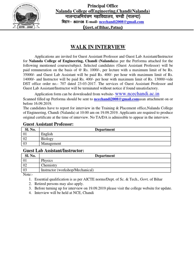 Application Form - NCE Chandi | PDF | Thesis | Doctor Of Philosophy