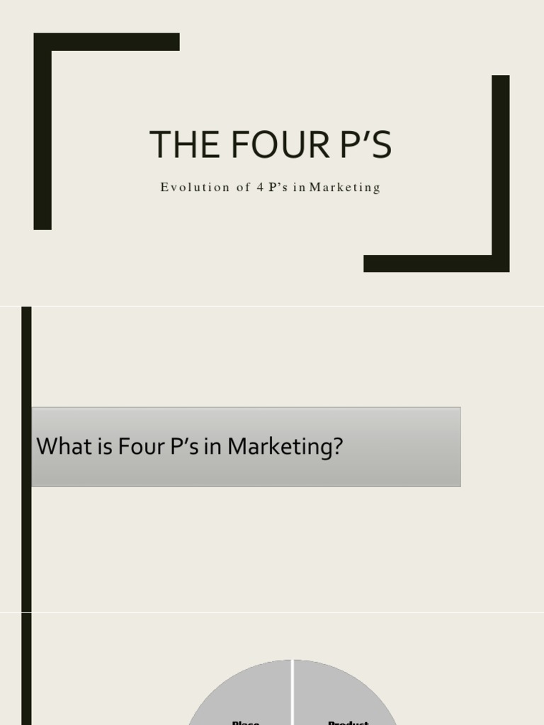 Understanding the Four P's of Marketing | PDF | Pricing | Marketing