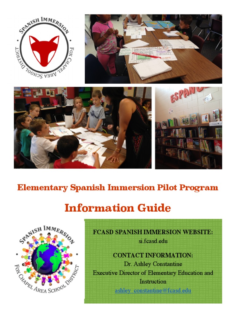 Spanish Immersion Information Guide-FAQ 4 19 | PDF | Behavior ...