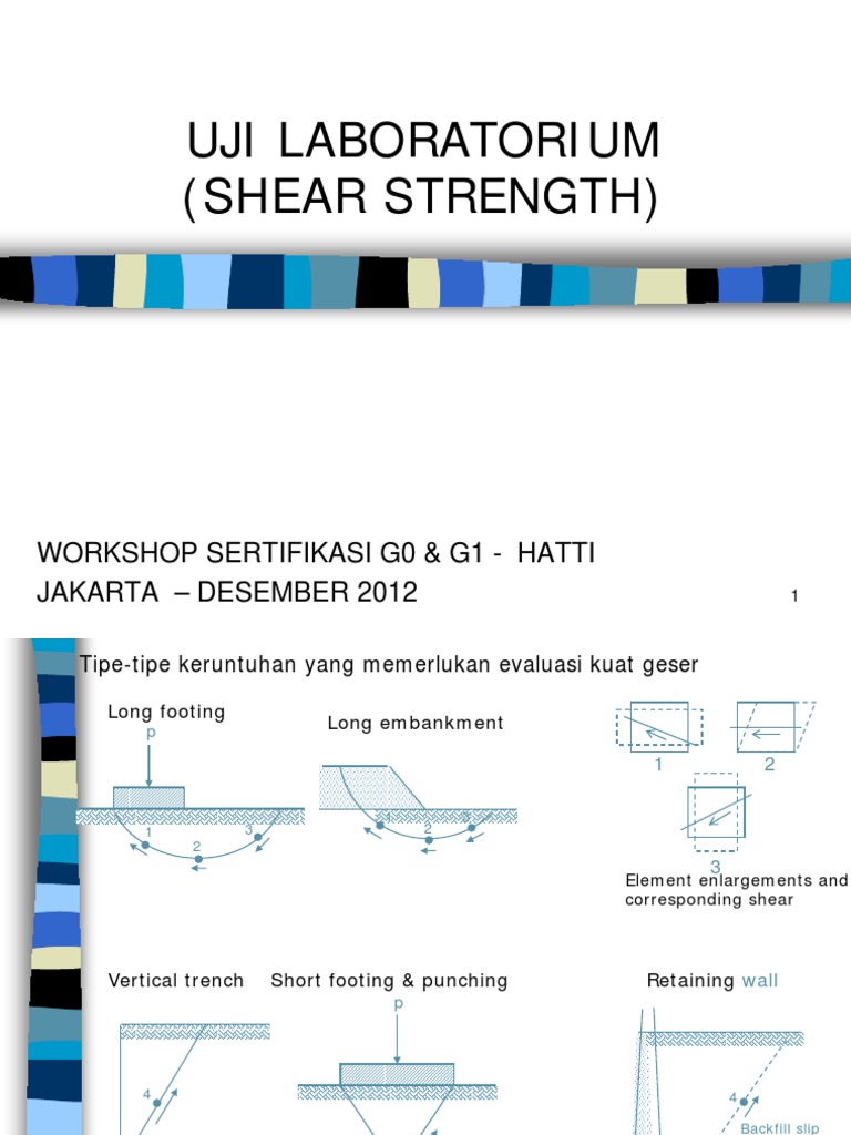 UJI LAB (Shear Strength) PDF | PDF
