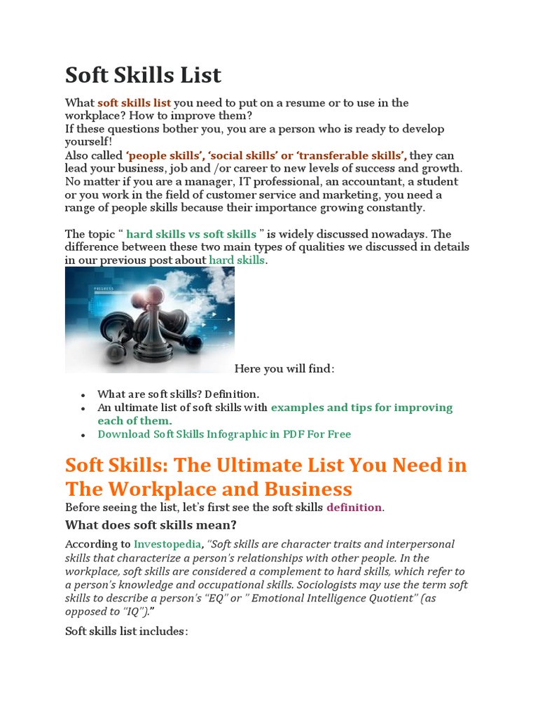 # 0 Soft Skills List | PDF | Stress (Biology) | Stress Management