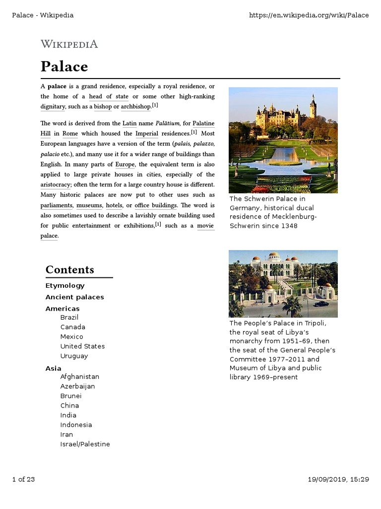 Palace - Wikipedia | PDF | Palace | Kathmandu