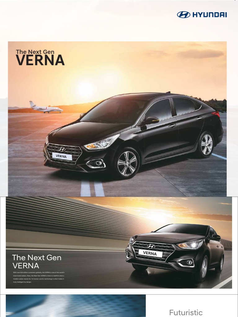 VERNA Brochure | PDF | Anti Lock Braking System | Smartphone