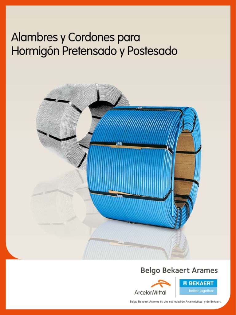 Cables Pretensados y Post-Tensados | PDF | Hormigón pretensado | Hormigón