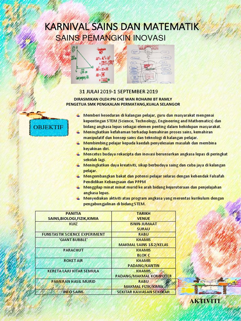 Pamplet Karnival Stem 2019 | PDF