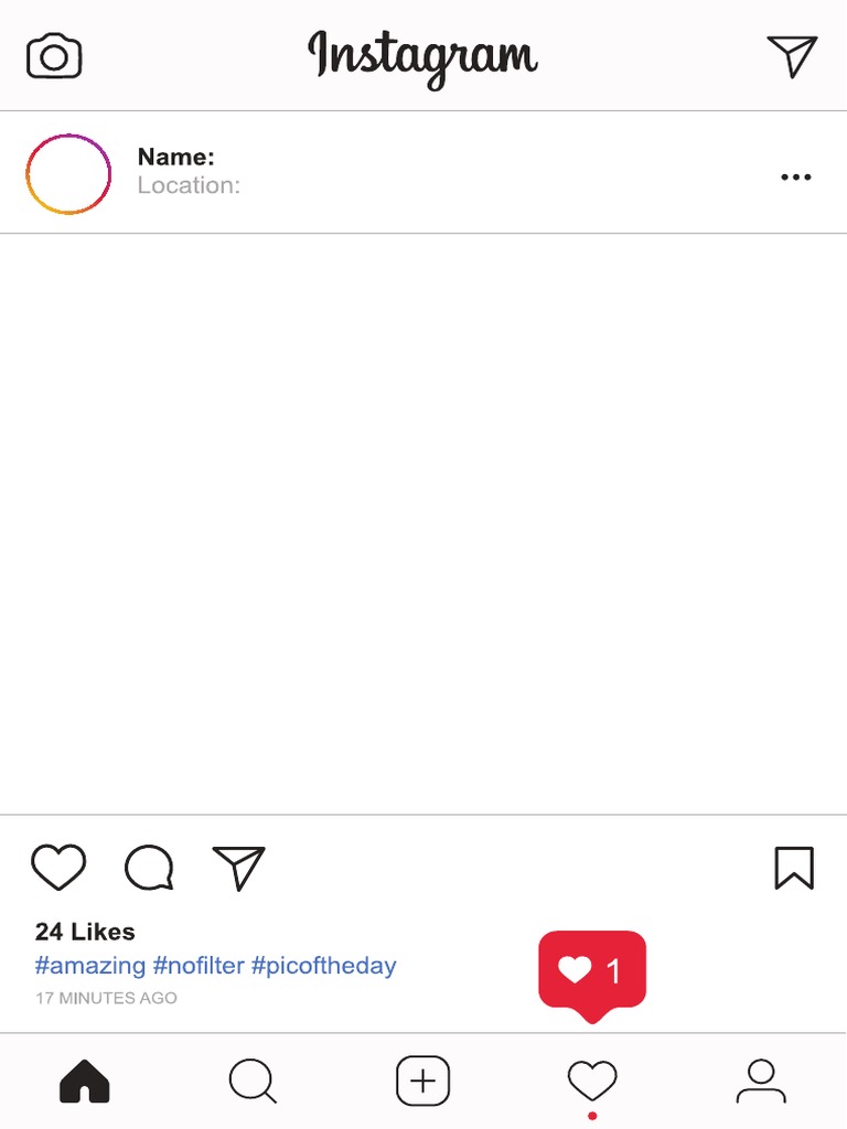 Instagram Template PDF | PDF