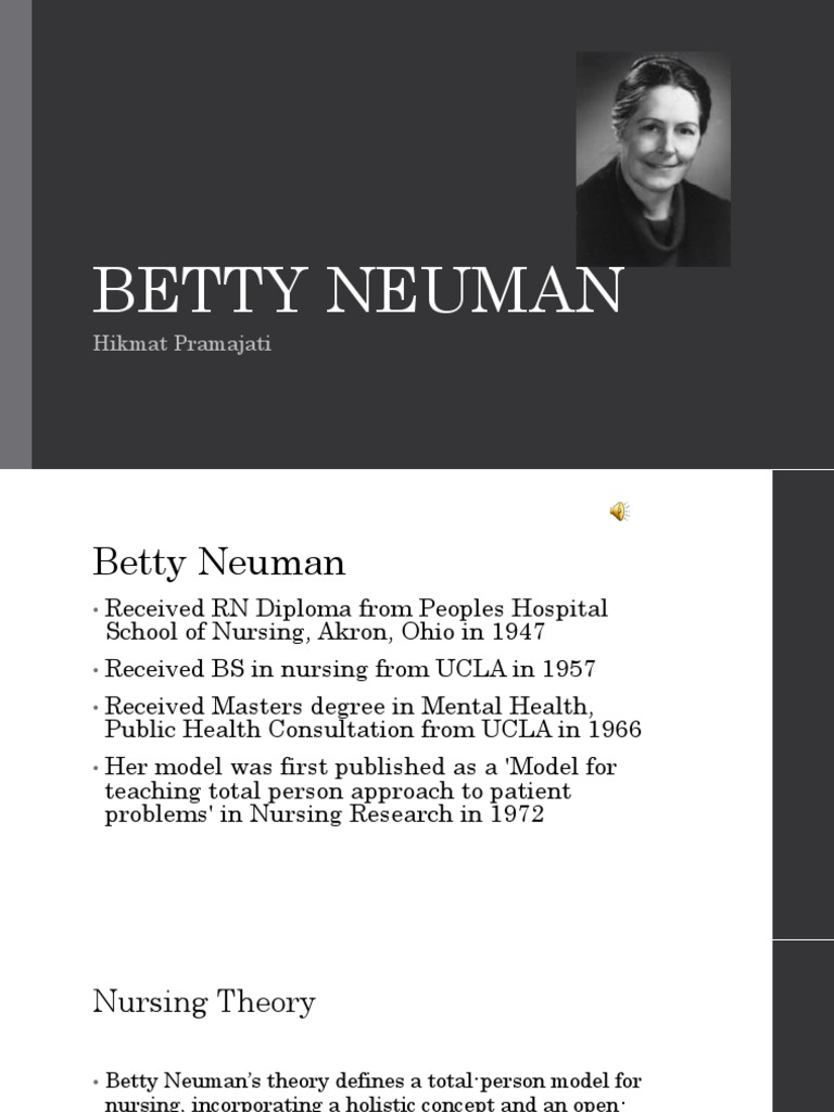 An Overview of Betty Neuman's Nursing Theory: A Holistic Systems Model ...