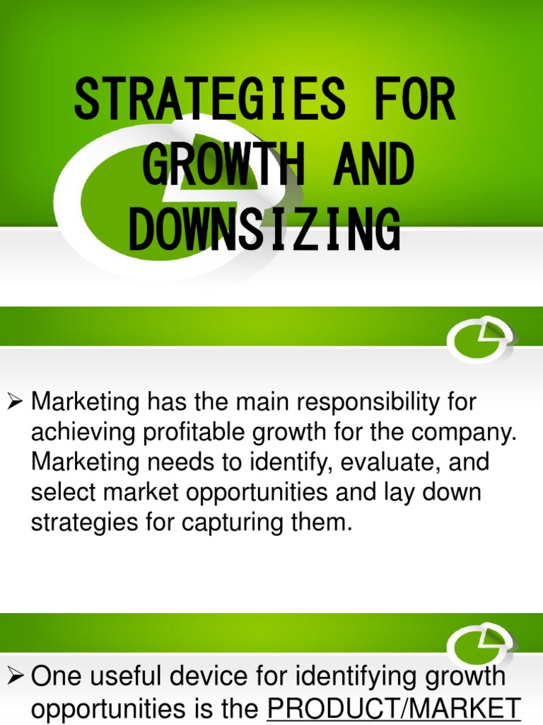 Strategies For Growth and Downsizing | PDF | Strategic Management ...