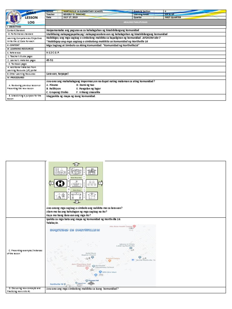 Sample Localized DLL Araling Panlipunan 6 | PDF