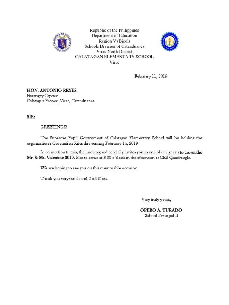 Invitation Letter Coronation | PDF | Rituals | Cultural Conventions