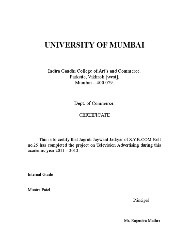 CERTIFICATE | PDF
