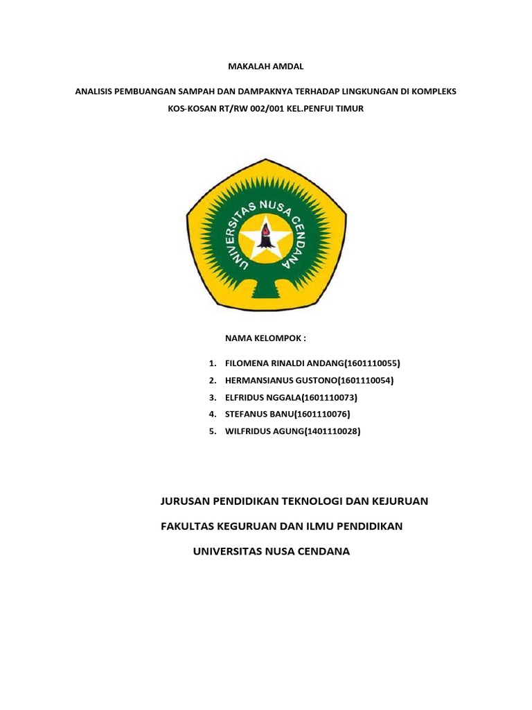 Makalah Amdal | PDF