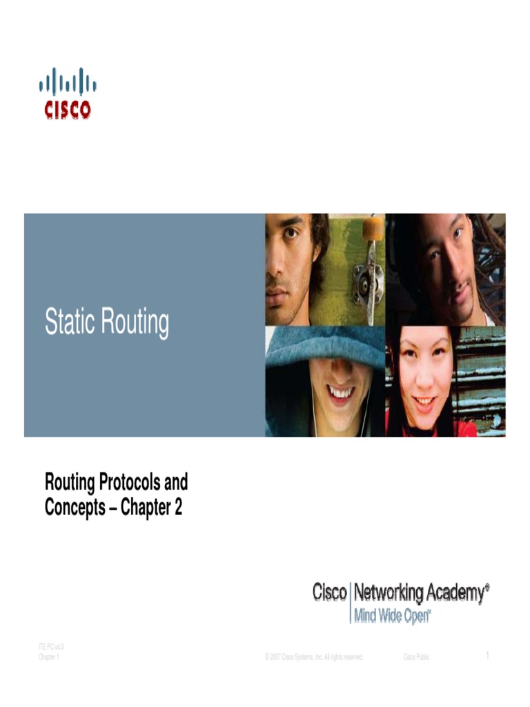 S Ir I Static Routing Routing Protocols And Routing Protocols And Concepts Chapter 2 Pdf 5776