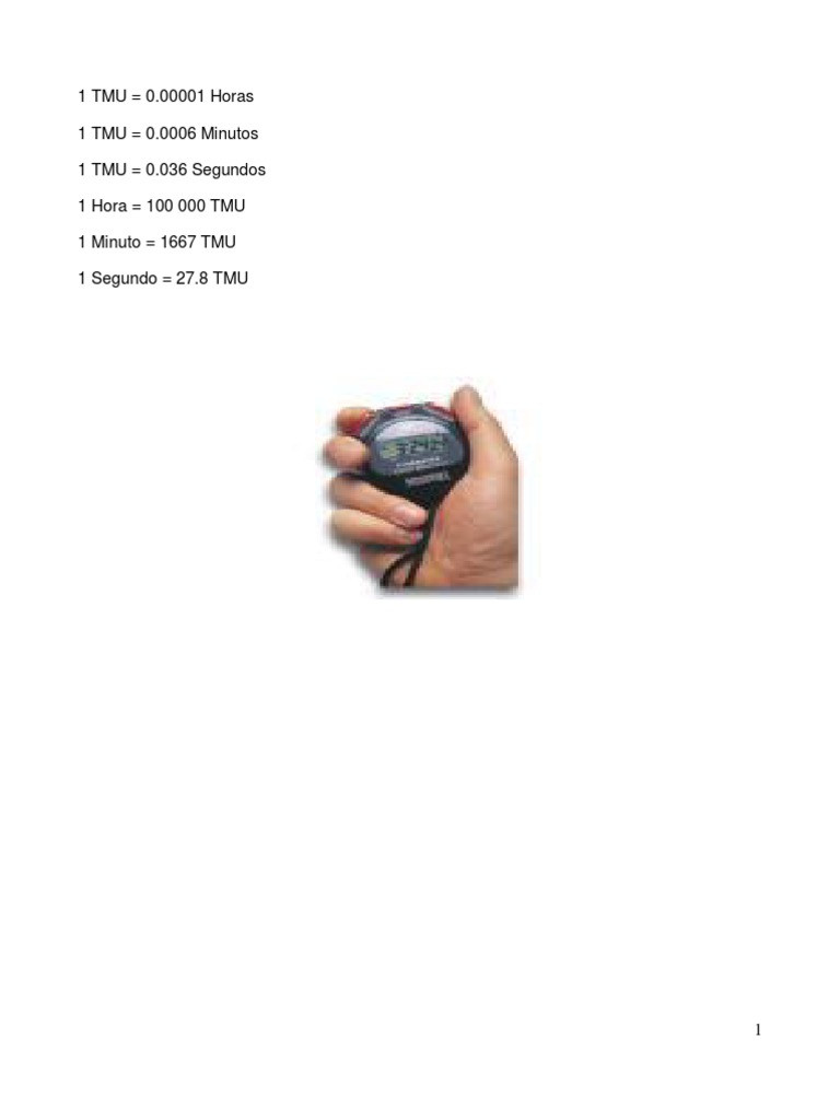 Tablas MTM y Tablas Most | PDF | Longitud | Unidades de medida