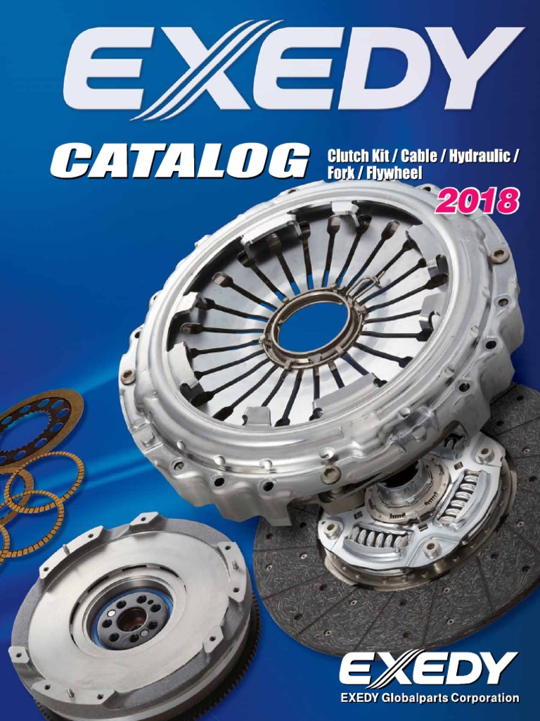 Catalogo Exedy Clutch 2018 PDF | PDF | Clutch | Trademark