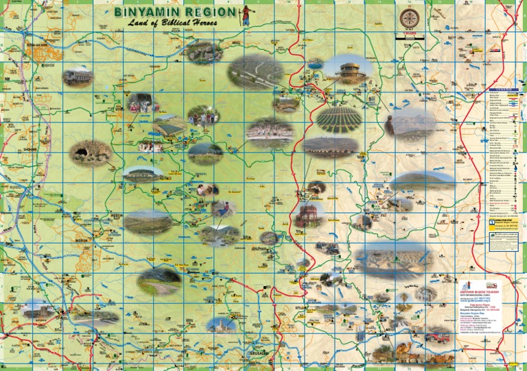 Binyamin Region 2014 Touring Map | PDF