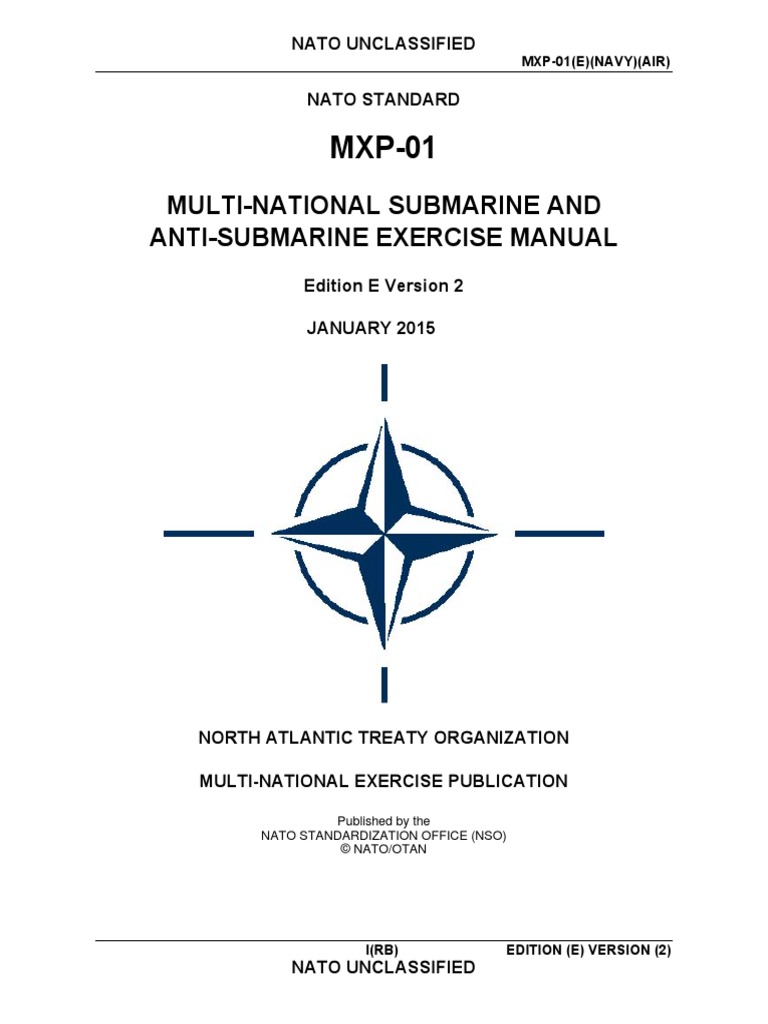 MXP-01 (E) (V2) - Sub Antisub Exer Manual (Janv2015) | PDF | Anti ...