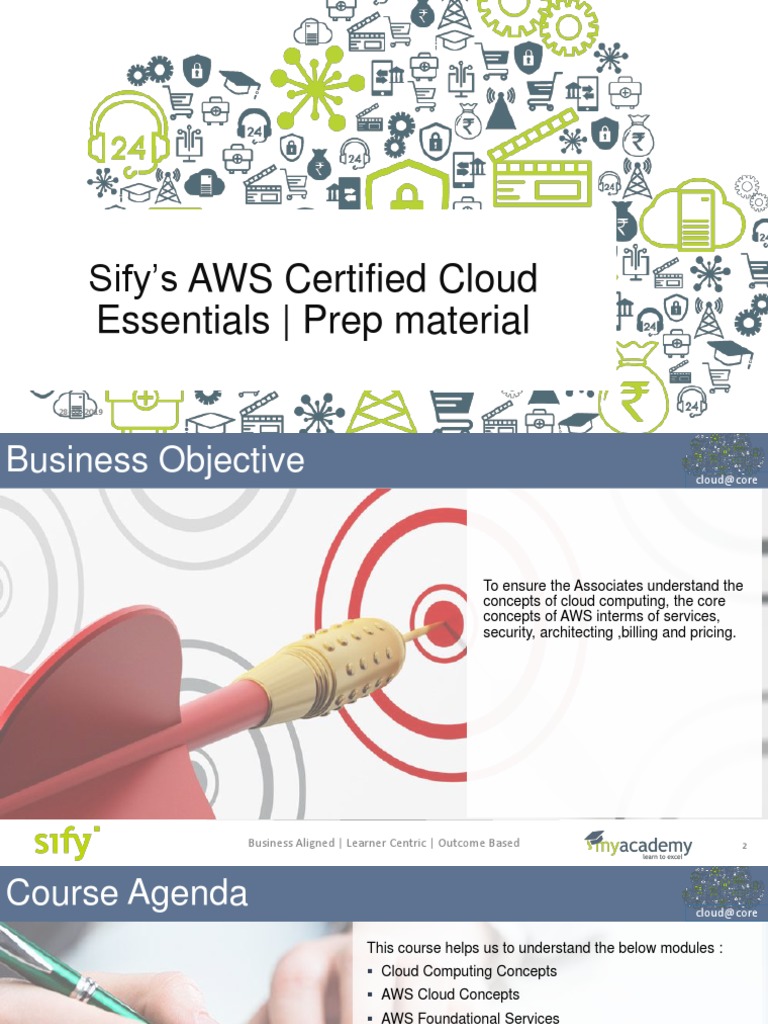 Sify's AWS Certified Cloud Essentials - Prep Material | PDF | Cloud Computing | Amazon Web Services