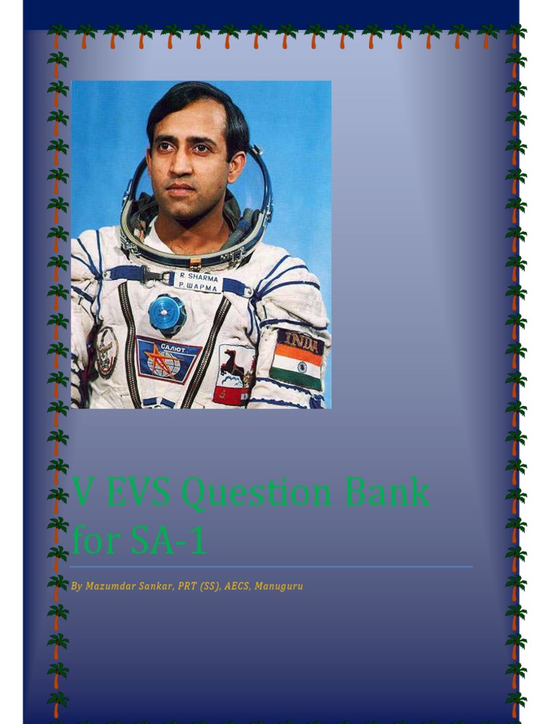 V EVS Question Bank For SA-1: by Mazumdar Sankar, PRT (SS), AECS, Manuguru | PDF | Food ...