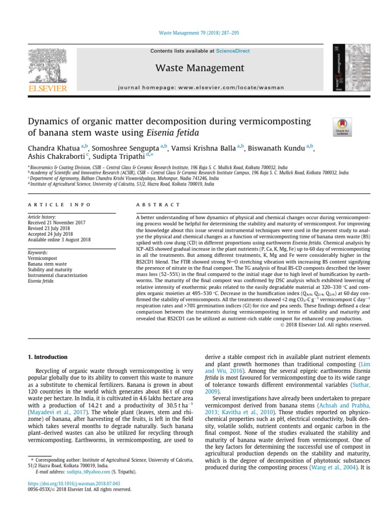 Waste Management | PDF | Differential Scanning Calorimetry | Compost