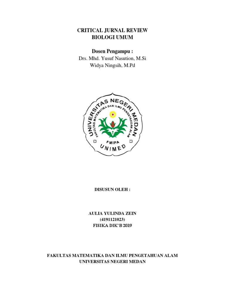 CJR Biologi Aulia 2019 | PDF