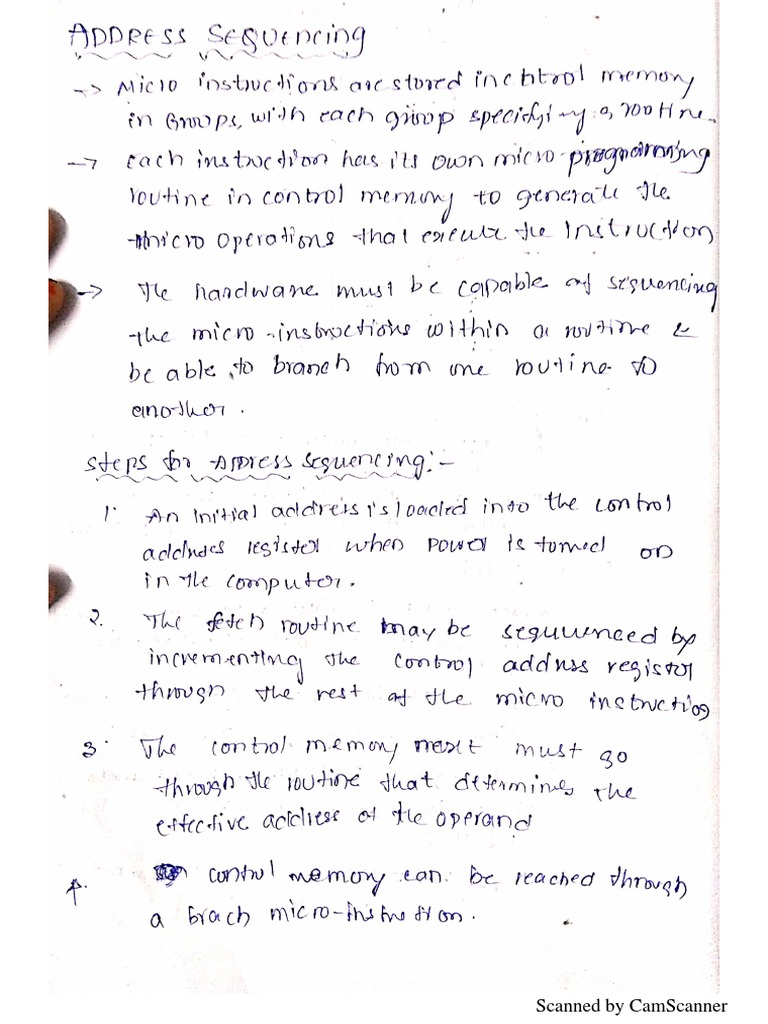 Address Sequencing | PDF