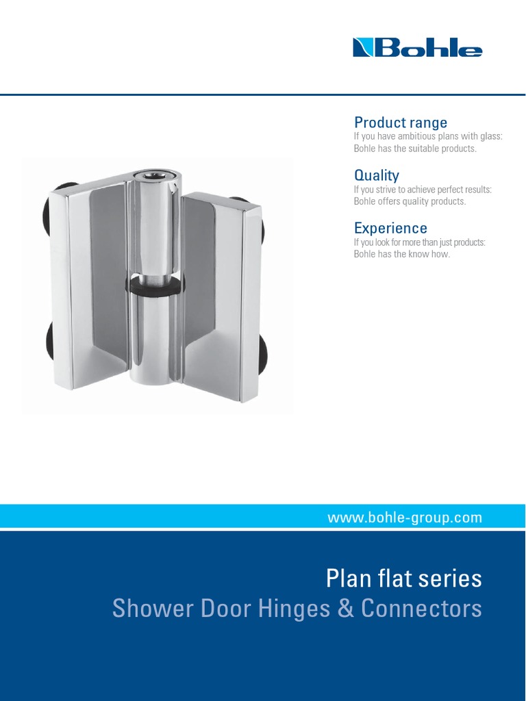 Plan Flat - Shower Door Hinges | Download Free PDF | Door | Screw