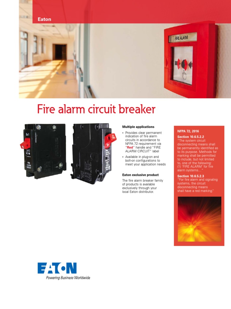 Breaker Circuit Fire Alarm | PDF | Manufactured Goods | Electrical ...