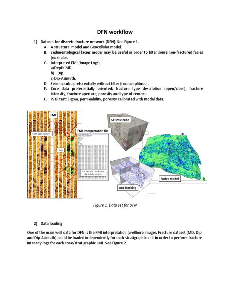 Discrete Fracture Network-Workflow | PDF | Stratigraphy | Conceptual Model