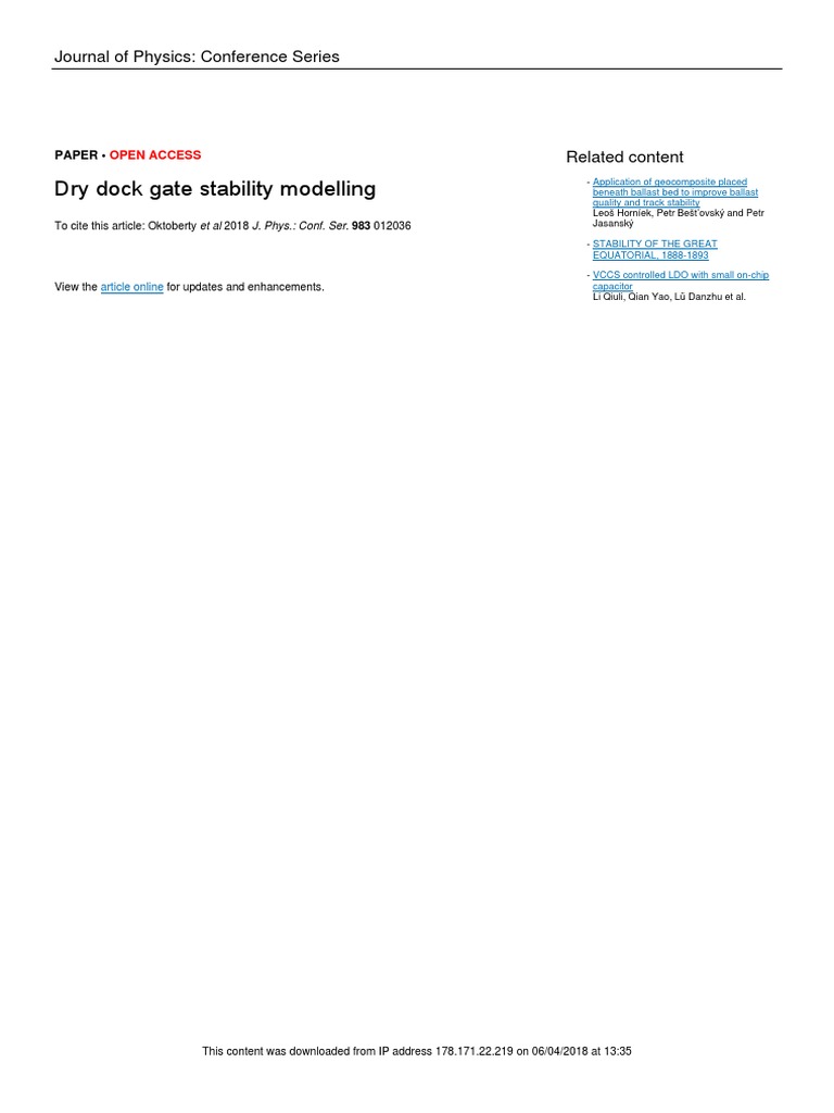 Dry Dock | PDF | Nature