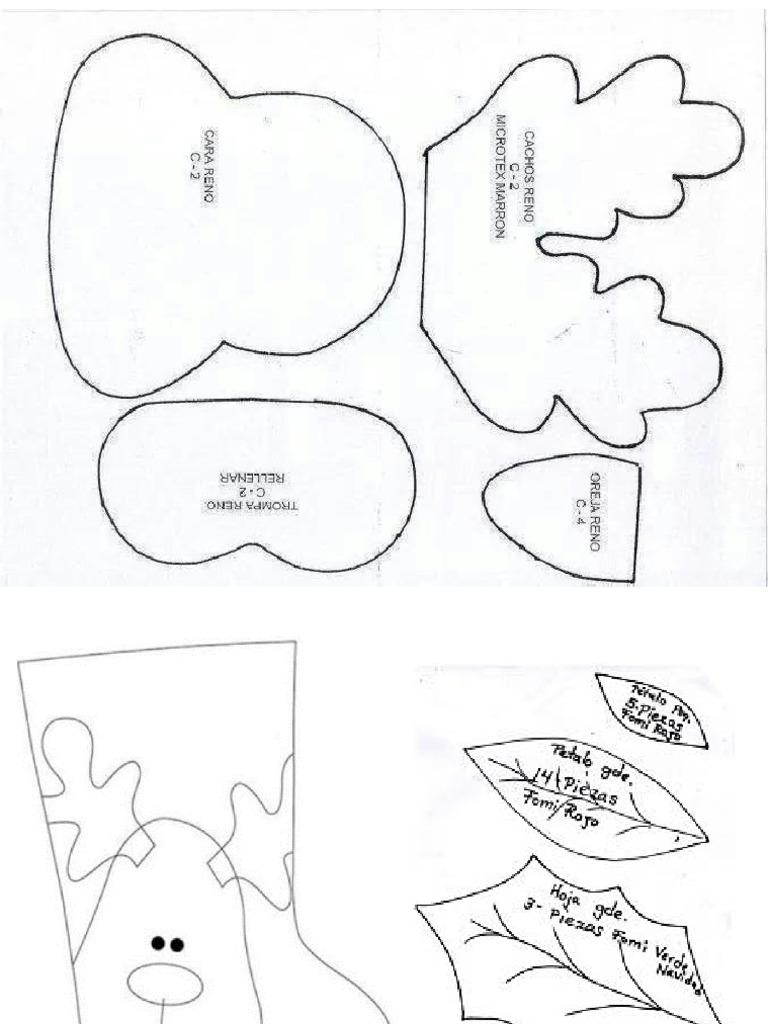 Moldes Navidad | PDF