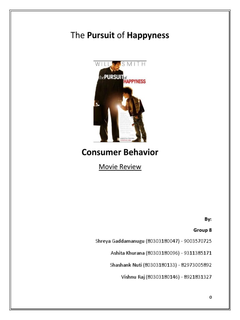 The Pursuit of Happyness: Consumer Behavior | PDF | Consumer Behaviour ...