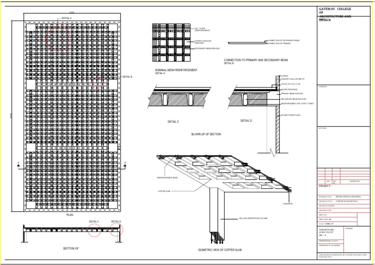 Coffer Slab Model | PDF | Economic Sectors | Building