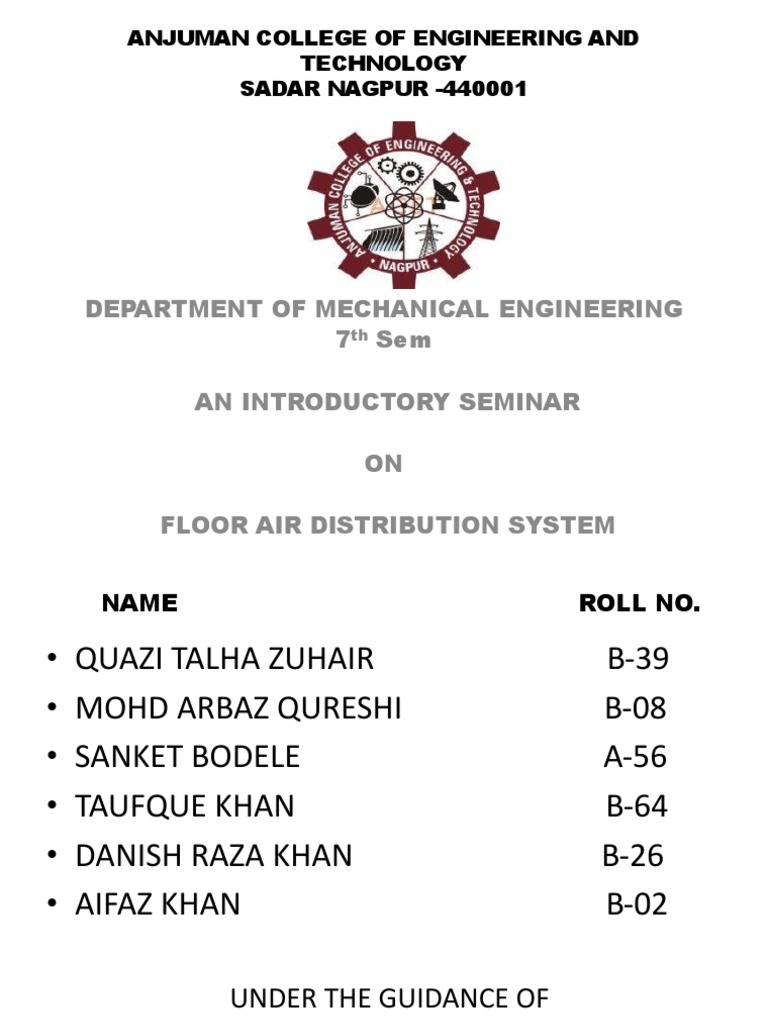 Anjuman College of Engineering and Technology SADAR NAGPUR - 440001 | PDF