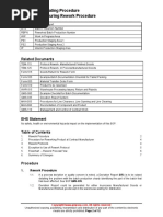 Manufacturing Rework Procedure: Form-510) | PDF | Computing | Business