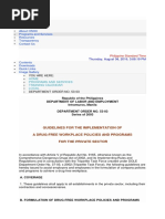 Template Drug Free Workplace Policy Program | PDF | Drug Test ...