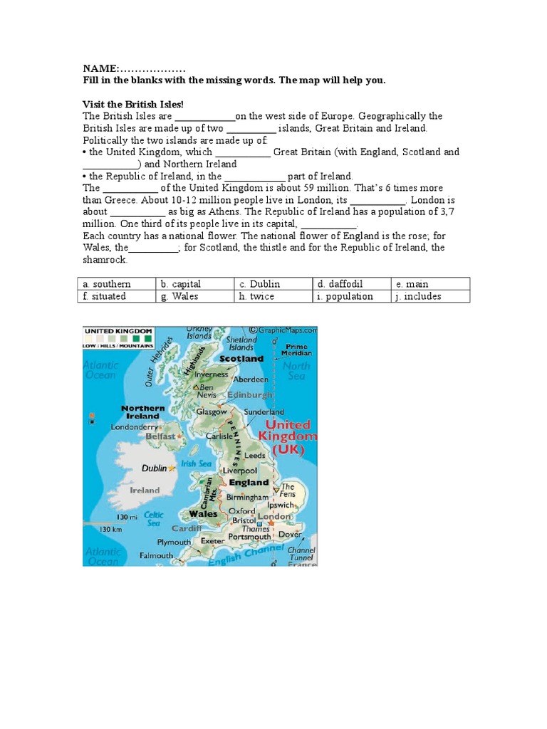 Visit The British Isles | PDF | British Isles | Great Britain
