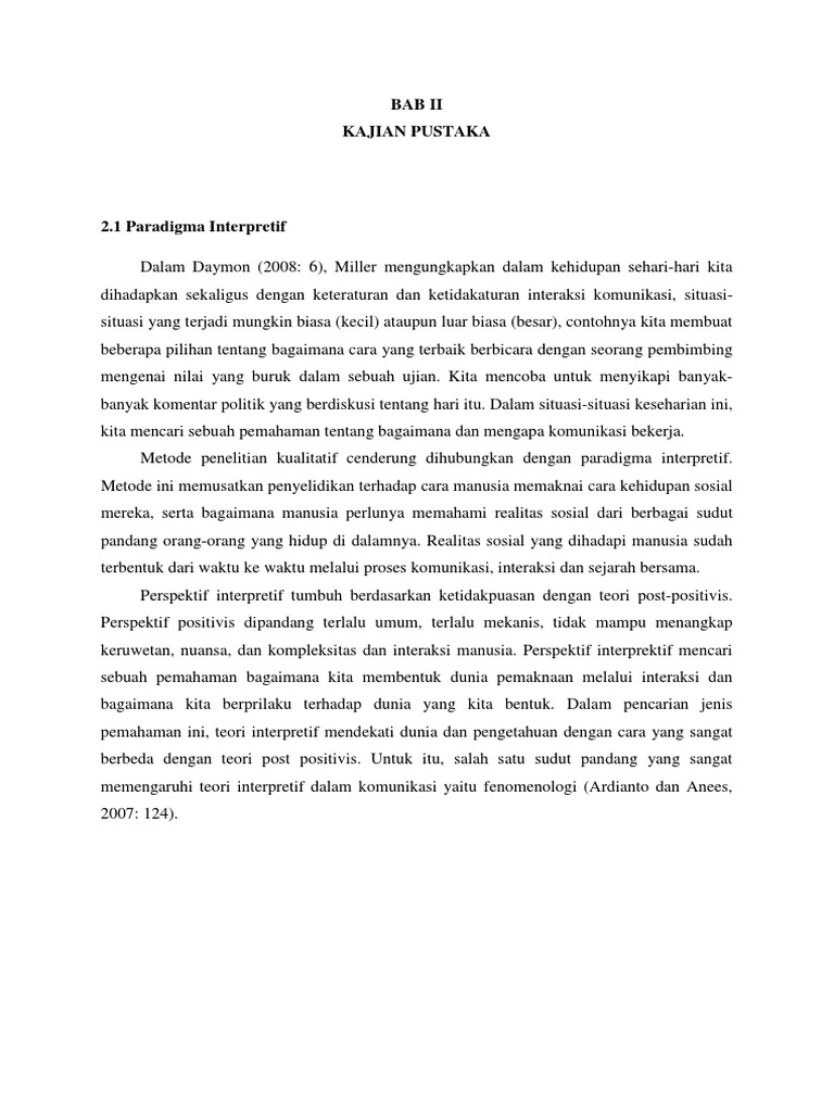 Contoh Artikel 5 - Paradigma Interpretif | PDF