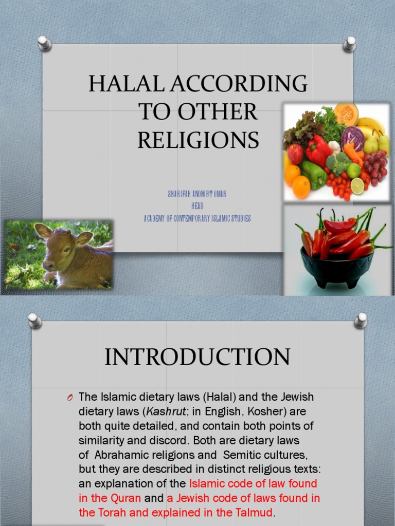 Topic 4 - Halal According To Other Religions | PDF | Animal Slaughter ...