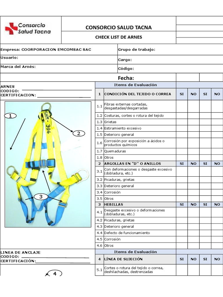 Check List de Arnes (Semanal) | PDF | Naturaleza | Naturaleza