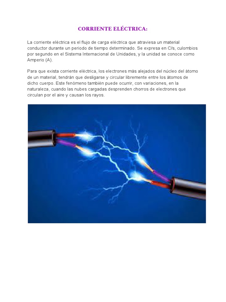 Definición y Tipos de Corriente Eléctrica | PDF | Transformador ...
