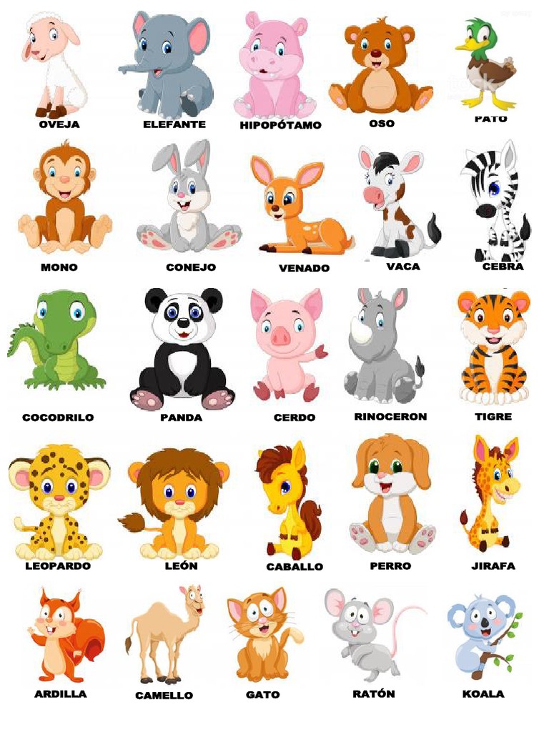 Lotería de Animales para Imprimir PDF | PDF