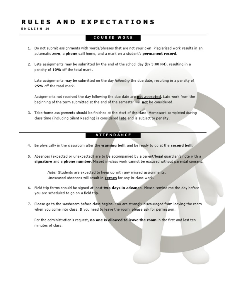 English 10 Outline | PDF | Homework | Writers