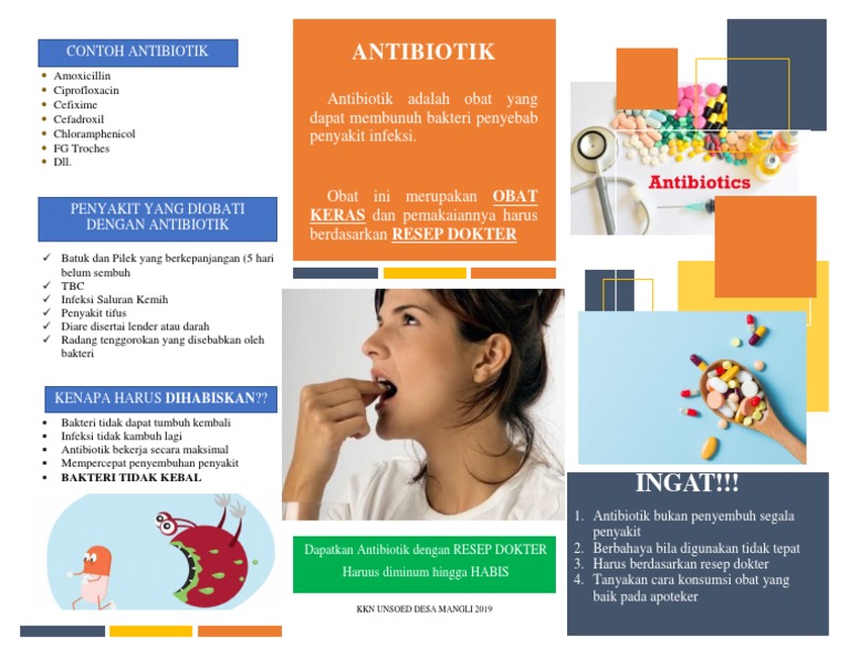 Leaflet Antibiotik PDF | PDF
