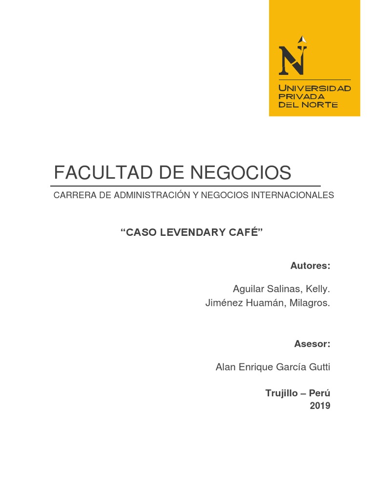 Análisis del Caso Levendary Café | PDF | China | Política mundial