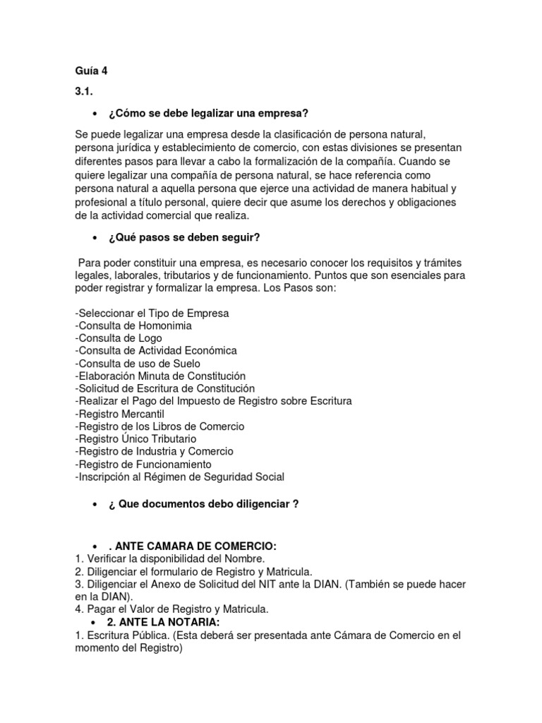 Guia 4 Documentos Comerciales y Ciclo Contable | PDF | Pagaré ...