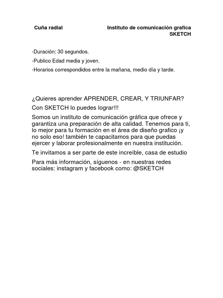 Cuña Radial SKETCH | PDF